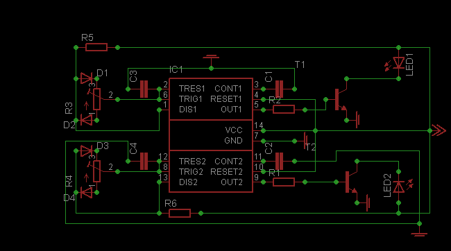 Sterowanie jasnością taśmy LED 12V 200mA PWM na NE556 – ocena schematu