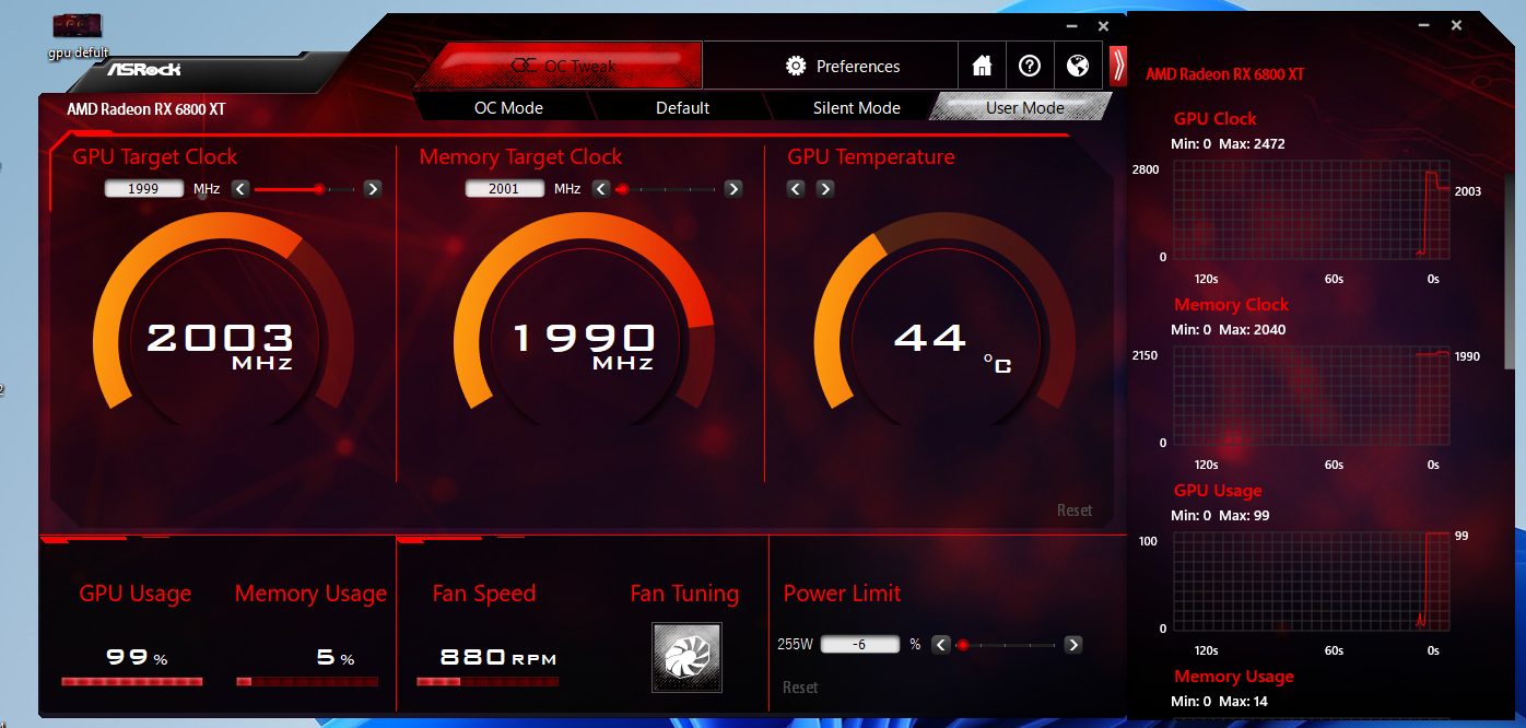 Artefakty graficzne i crash gry przy 2400 MHz na Radeon 6800 XT