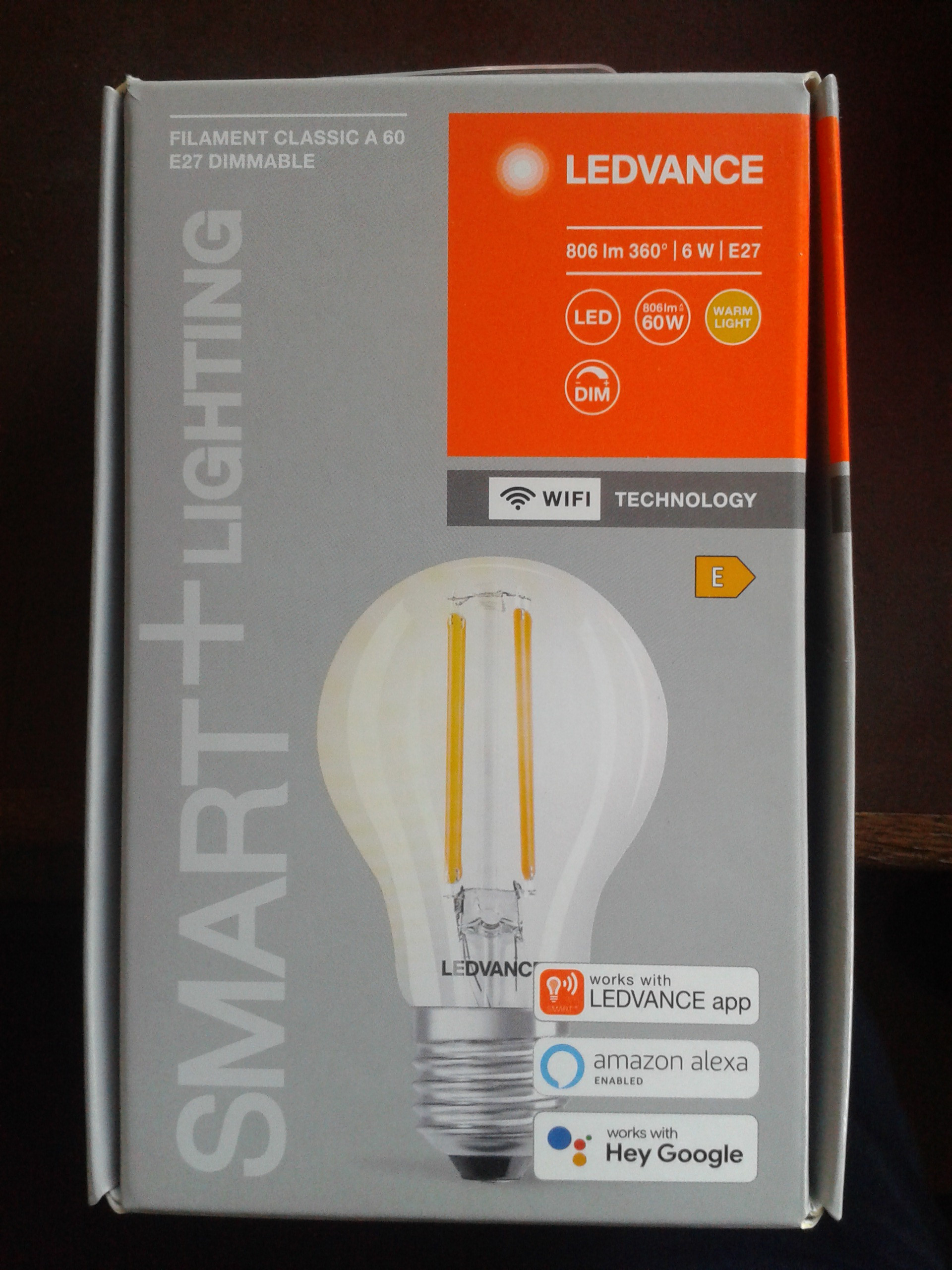 [BK7231T][WBLC5] LEDVANCE SmartPlus AC32956 Filament Classic Bulb, E27