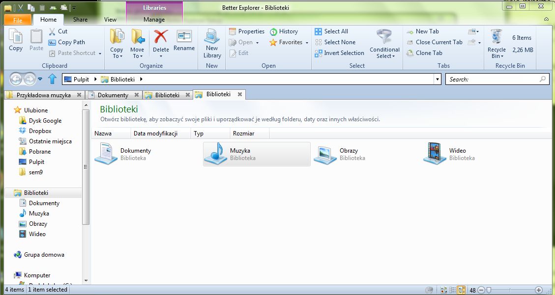 Better Explorer Beta 4 Win 7&8 - bezpłatny menedżer plików