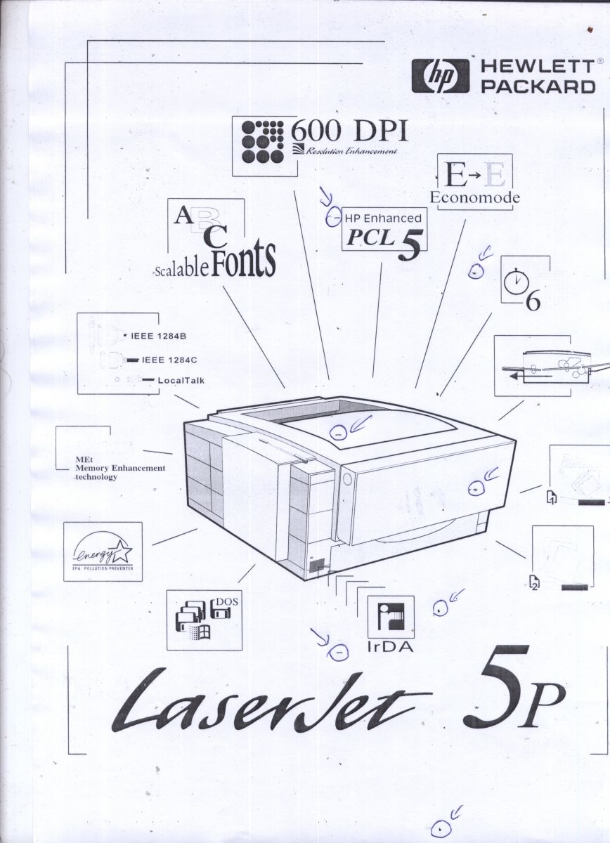 HP laser Jet 5P po wymianie pieca zaczęła drukować pofałdowane kartki.