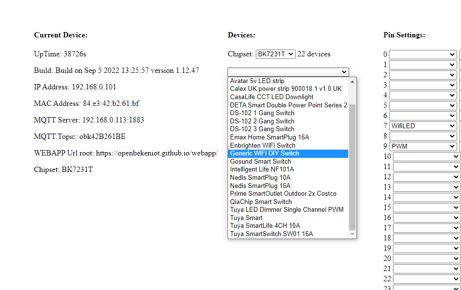 [BK7231T] My HTTP server, configurator, MQTT support from Home Assistant - 31