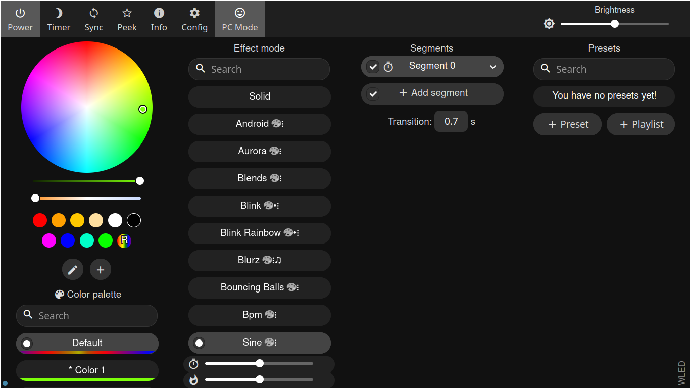 Controlling RGBIC LED Strip (OBK) with WLED on ESP via DDP for realtime ...