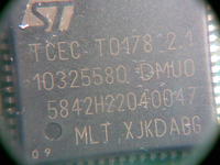 Thomson 29DX45E: Kod błędu 26, brak niebieskiego, sygnał U_out zaniżony