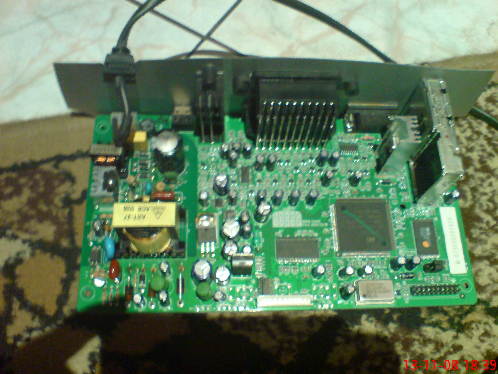 Ferguson AF 1118 - syczenie, zapach spalenizny, iskry, nie działa po ...