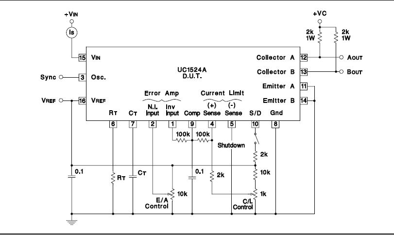 Jak sprawdzić sygnał prostokątny na wyjściu UC3524AN?