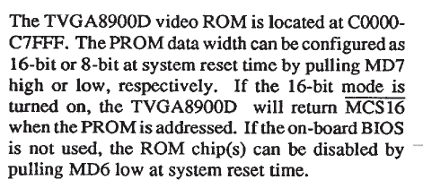 [Poszukiwane] Kość BIOS dla karty graficznej Trident TVGA 8900C