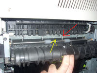 Konica Minolta 7135 - Wałek gumowy targa uchwyt metalowy