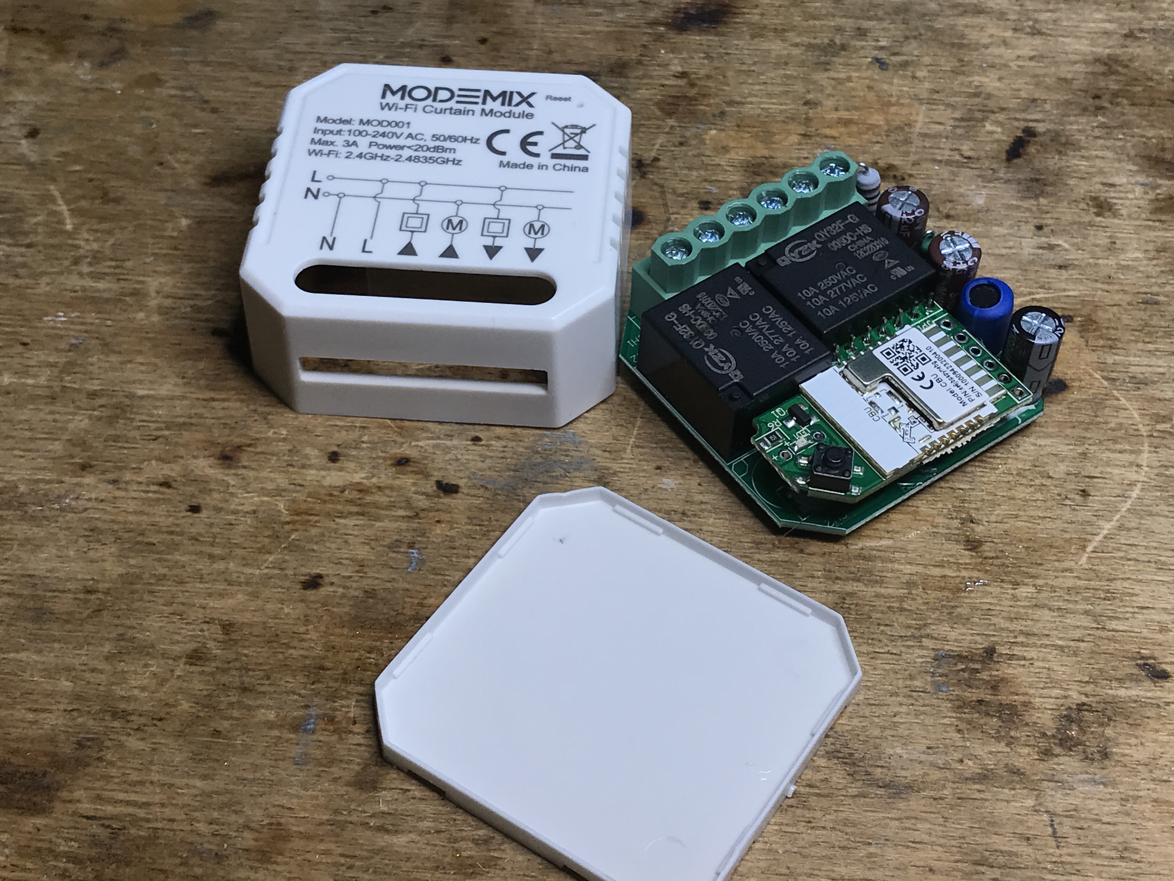 [BK7231N/CBU] Modemix MOD001 WiFi Tuya shutter controller