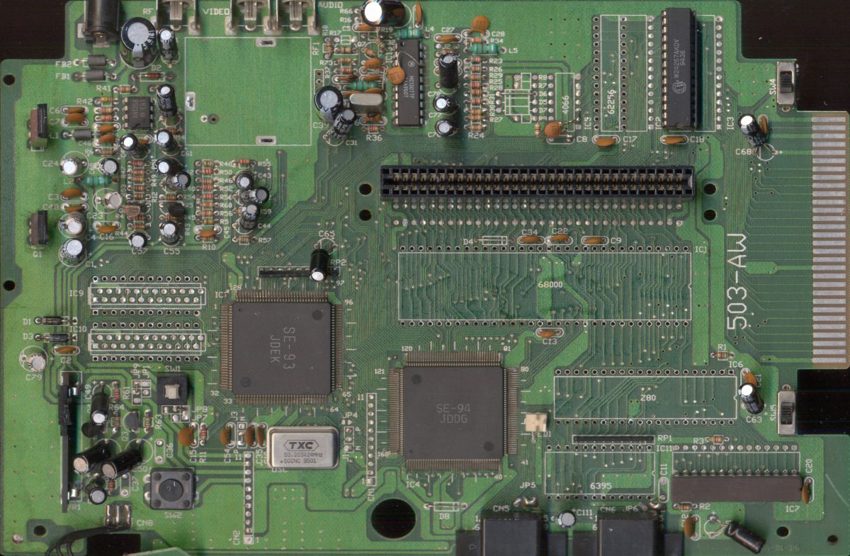 Sega Megadrive & Pegasus 16 bit schematic - nesdev.org