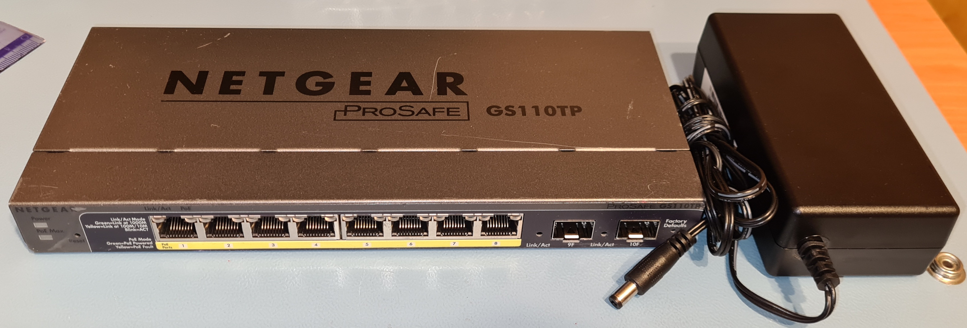 [Sprzedam] SWITCH Netgear ProSafe GS110TP 8x GbE PoE 2x SFP ZARZĄDZALNY