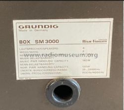 Jak zaślepić otwór w Grundig Box SM 3000 - terminal czy bass reflex?