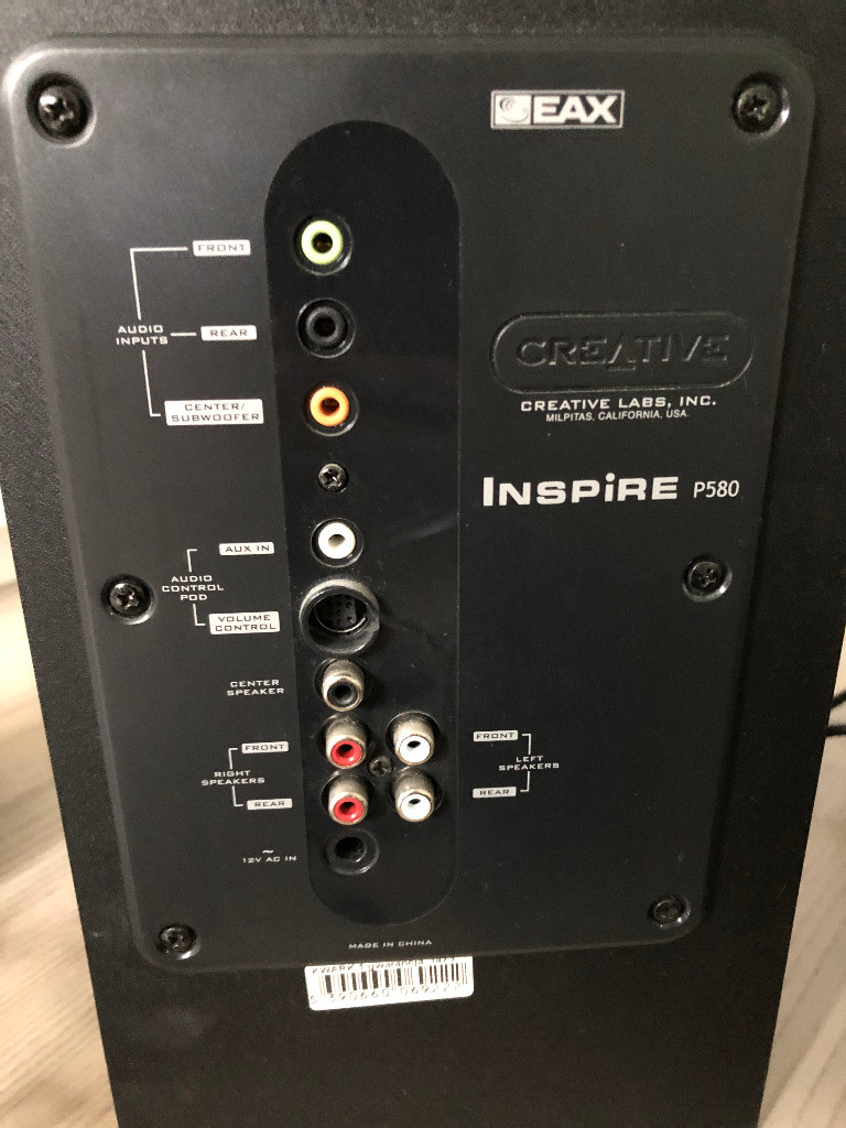 CREATIVE INSPIRE P580 - Podłączenie pod Sony Bravia XR-75X90J