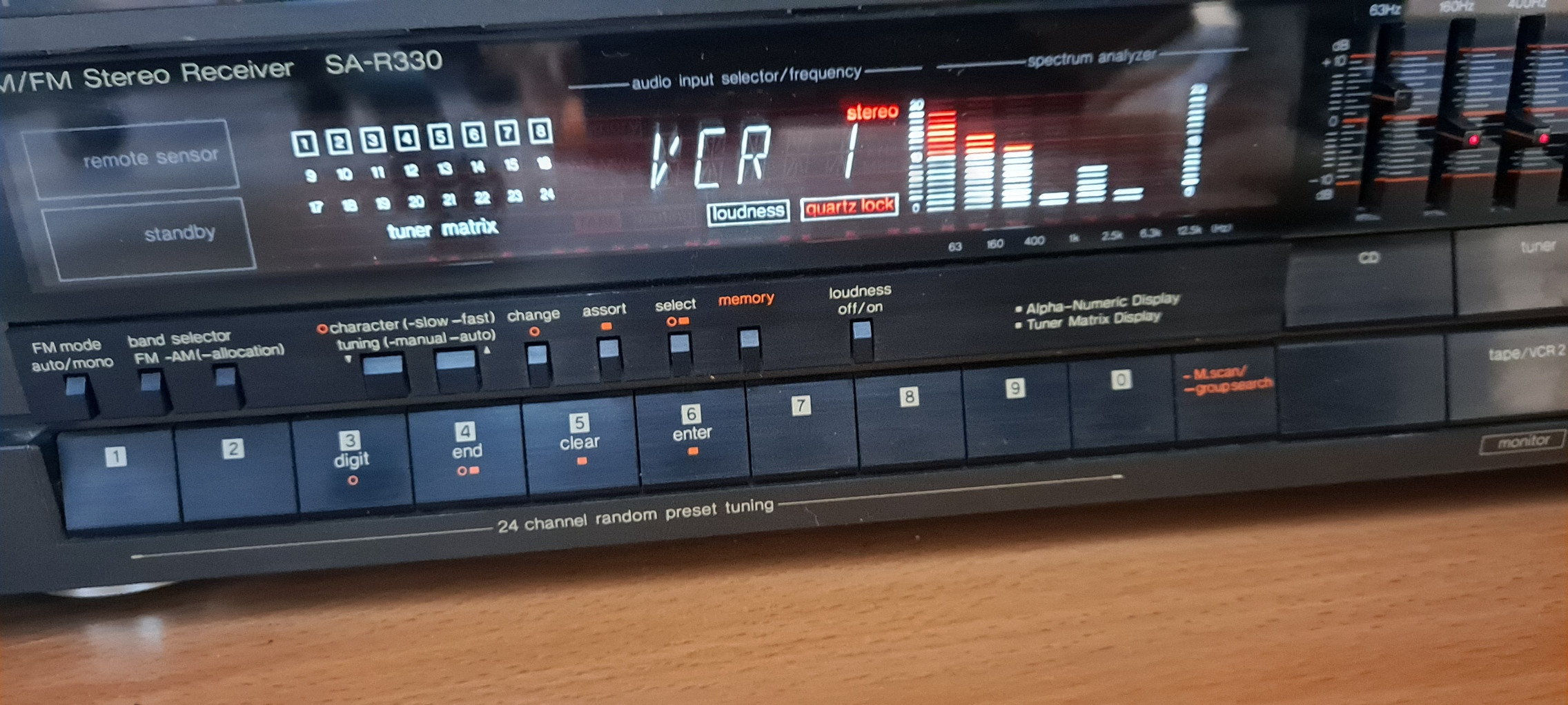 [Rozwiązano] Naprawa wyświetlacza VFD w amplitunerze Technics SA-R330 ...