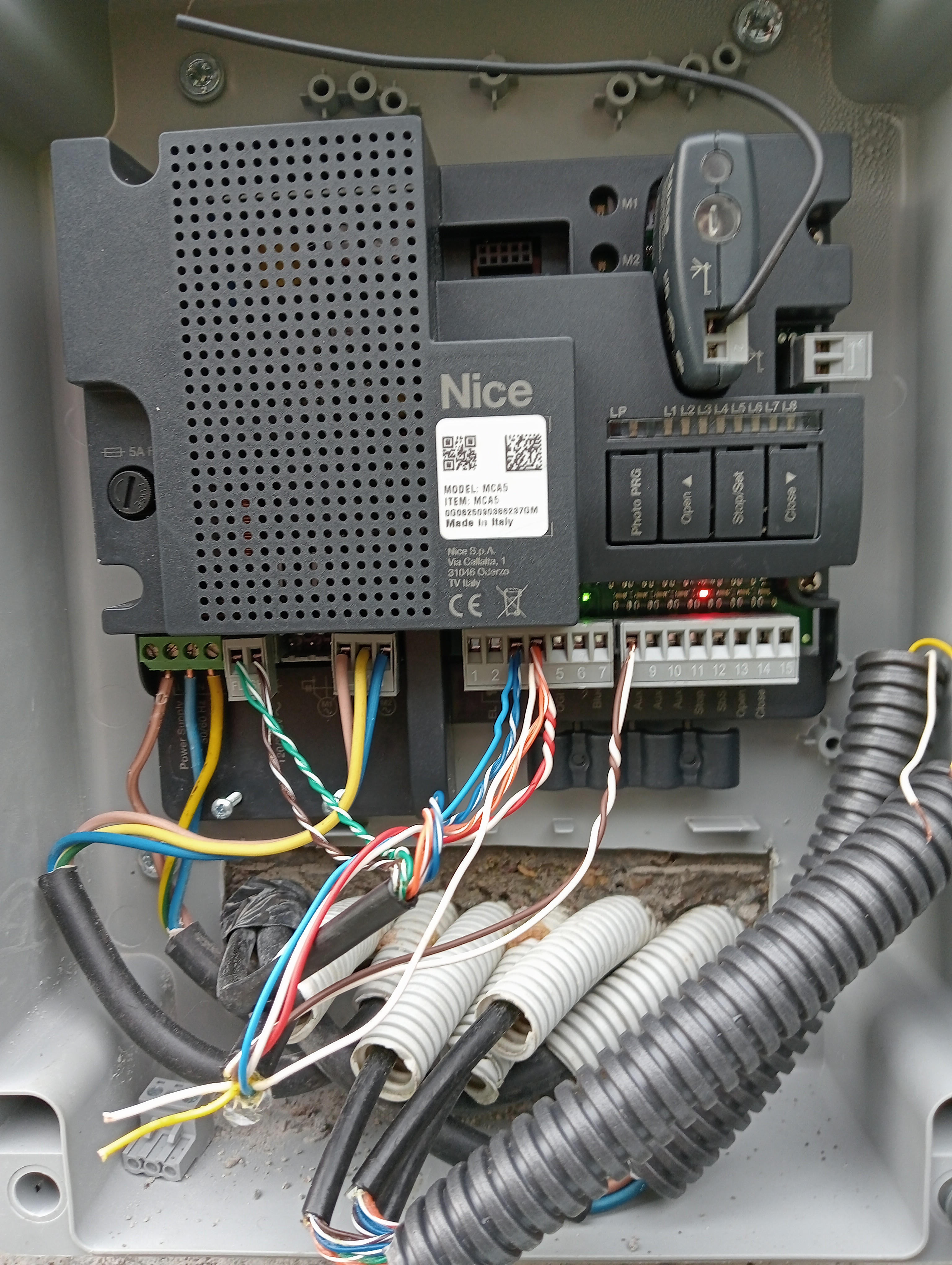 Podłączenie centrali Nice NC 800 do switcha Toya – schemat i kolejność ...