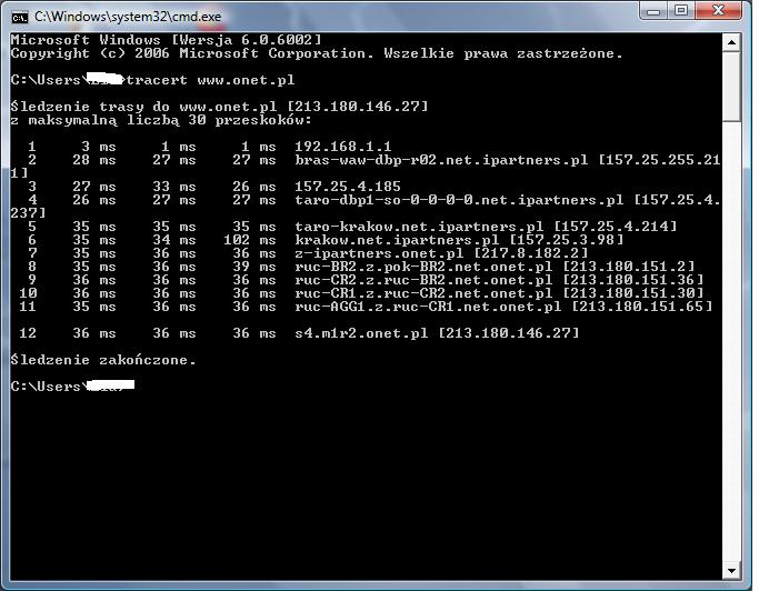 Jak przeprowadzić test trasy routingu dla polskich operatorów internetu?