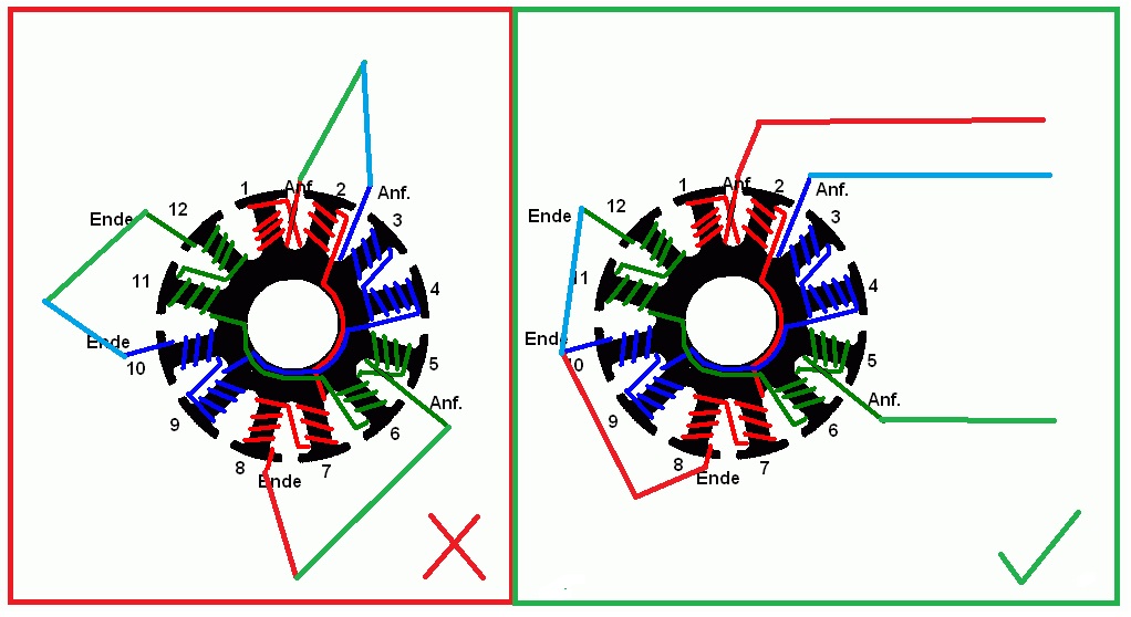 Jak podłączyć silnik krokowy Japan Servo KT42JM06-004 z trzema przewodami?