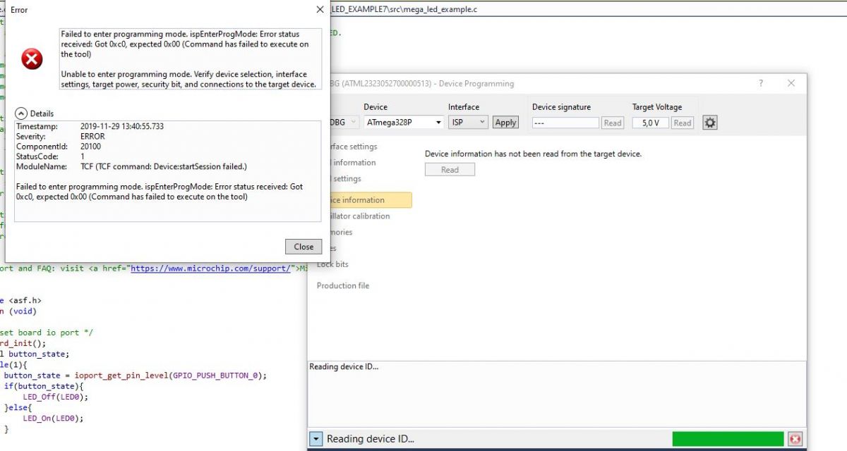 Konfiguracja ATmega328P Xplained Mini w Atmel Studio 7