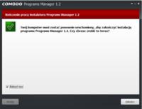 Zarządzanie programami i sterownikami programem Comodo Program Manager