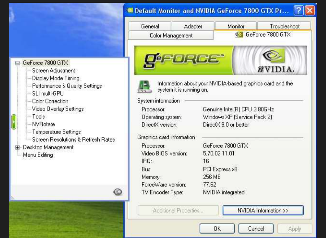 [Rozwiązano] Jak zmienić ustawienia wyświetlania NVIDIA na Windows XP po reinstalacji?