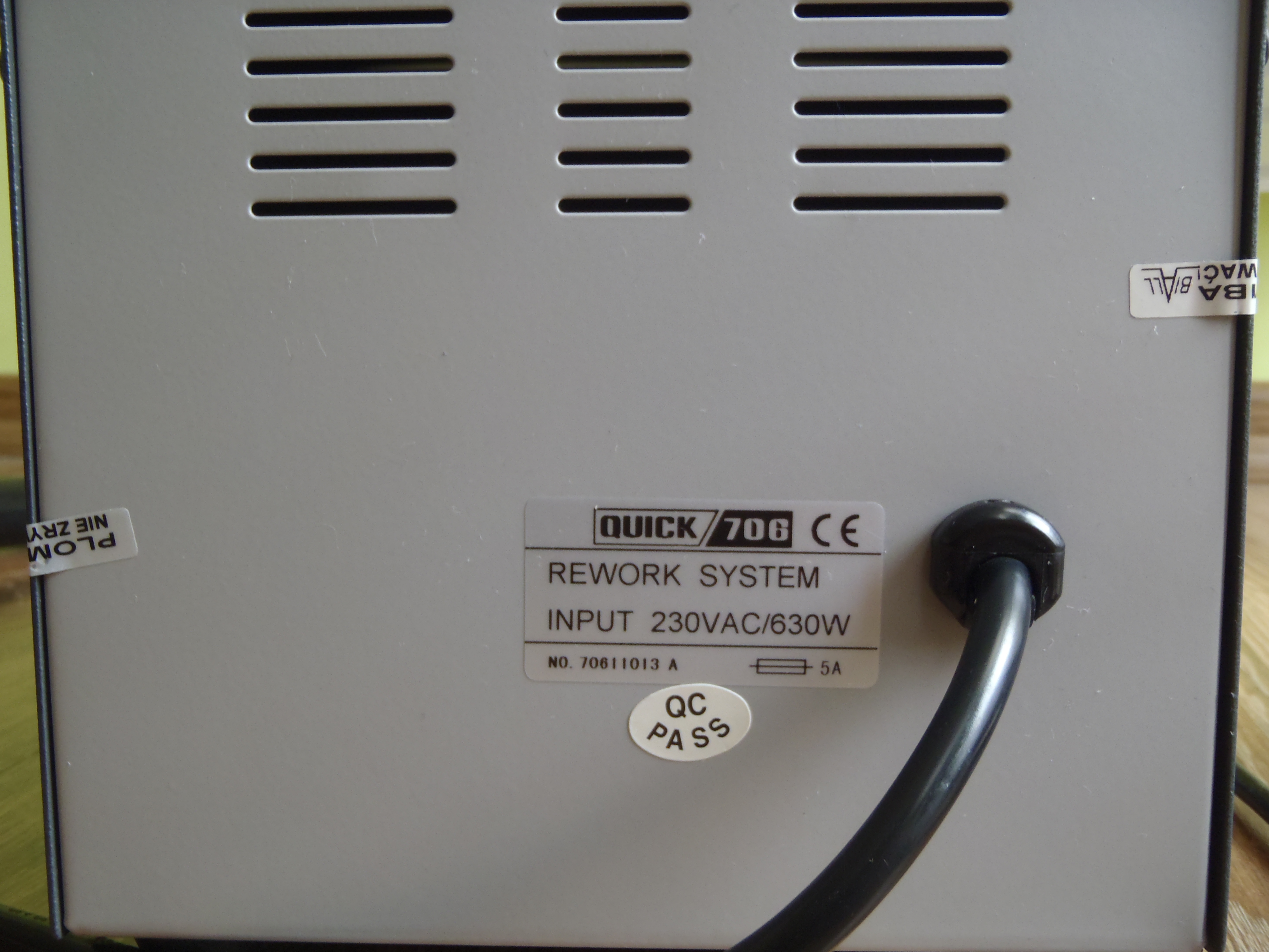 [Sprzedam] Quick 706 stacja lutownicza hot air smd bga