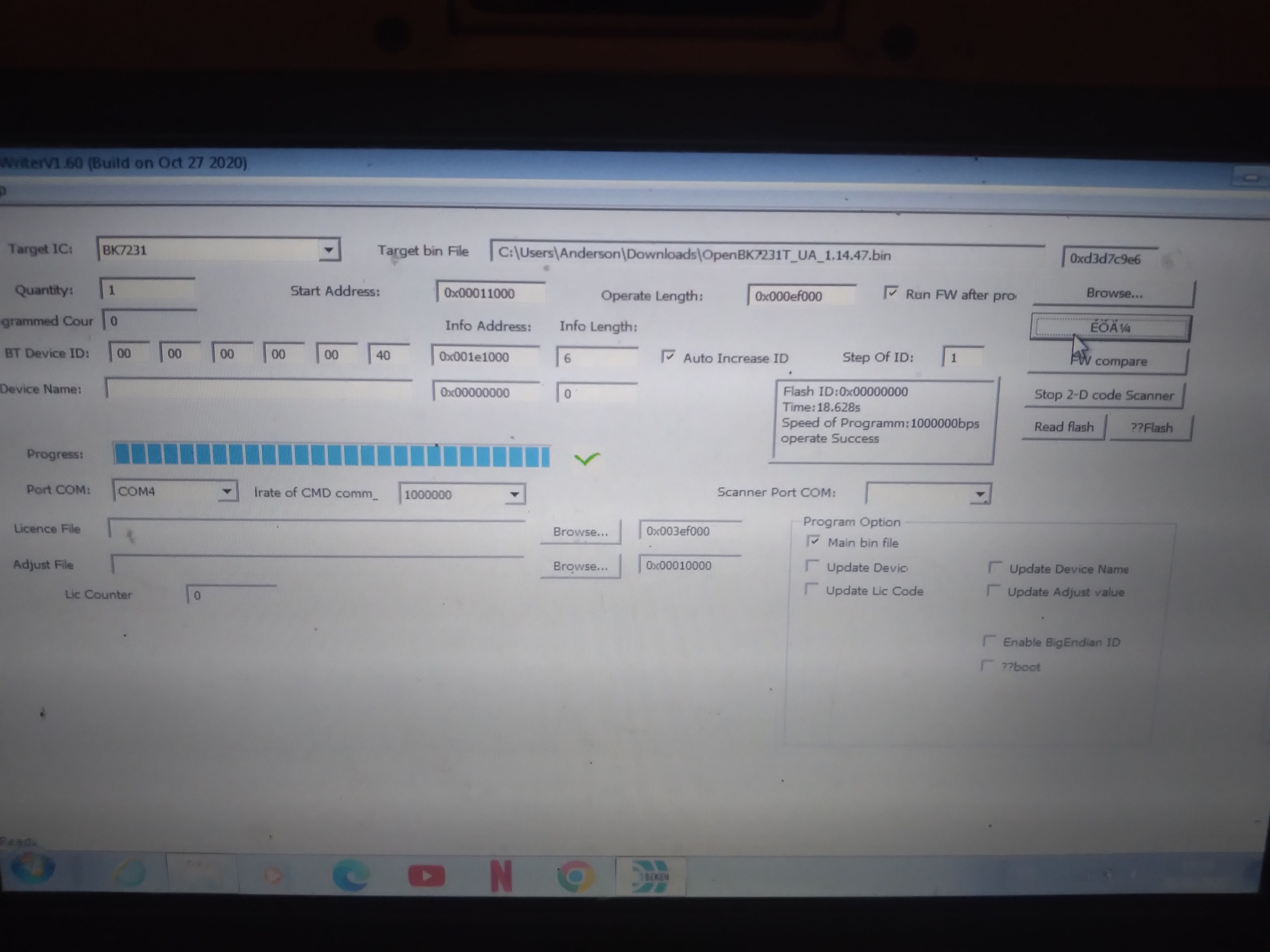 WA2 module BEKEN BK7231QN40 / Beken/HLK-B30 WA2 does not work with ...