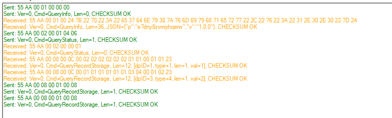 Motion sensor with BK7231N and TuyaMCU battery powered devices protocol - 3