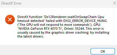 EA FC24 - Freezy ekranu podczas rozgrywki, błąd związany z kartą graficzną
