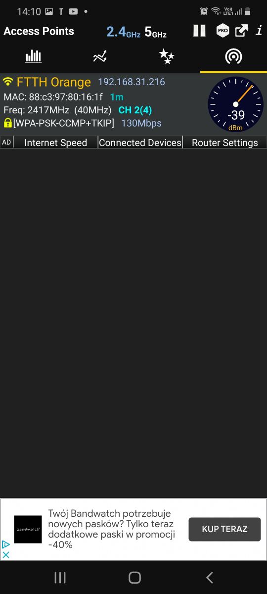 Router pod wifi do światłowodu Orange 1Gbps/300Mbps (zamiast funboxa 3.0)