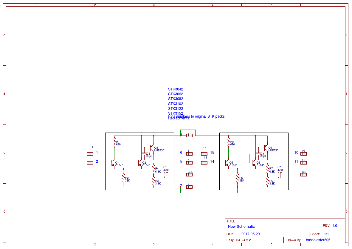 [Rozwiązano] STK3102III - zamiennik oparty na elementach dyskretnych