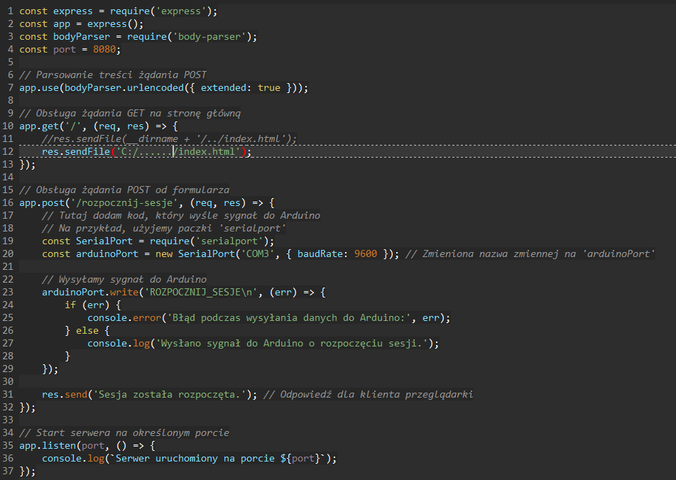 Problem komunikacji z Arduino Pro Mini za pomocą serialport Node.js