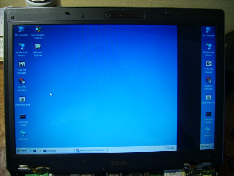 ASUS F3S (F3SC-AP200C) - obraz przesunięty na wbudowanym ekranie LCD