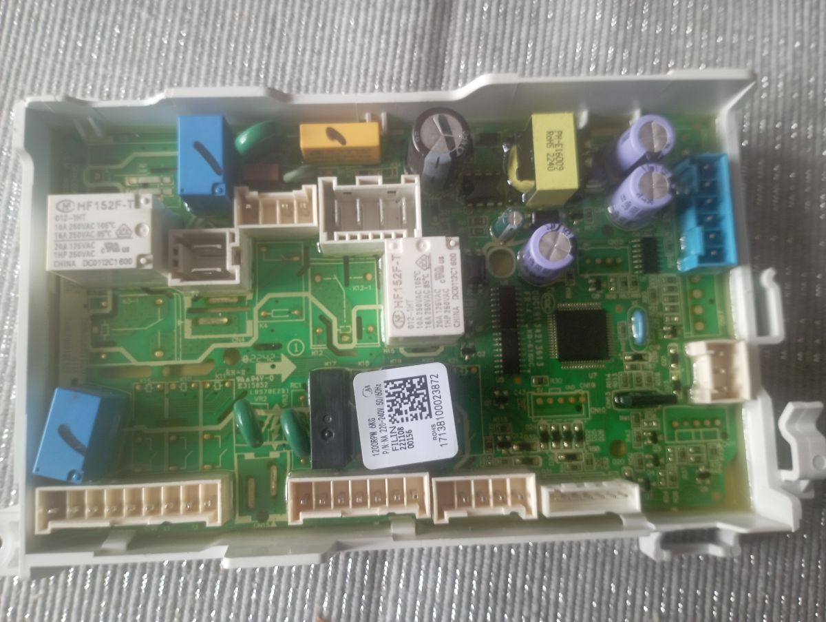 Samsung WW60A3120BE – błąd AC6, i nie pobiera wody, oraz nie działa silnik