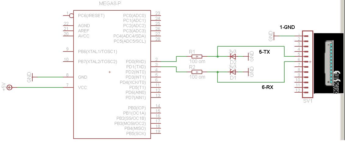 Jak połączyć ATMEGA8-16PU z SIEMENS S35 przez UART? Nie działa komenda ...
