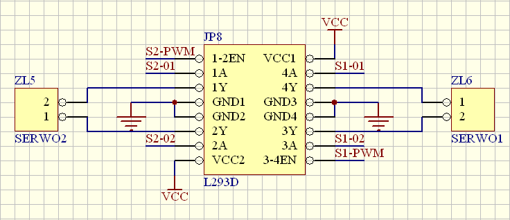 [C][atmega16] L293D zmiana kierunku obrotow w petli while