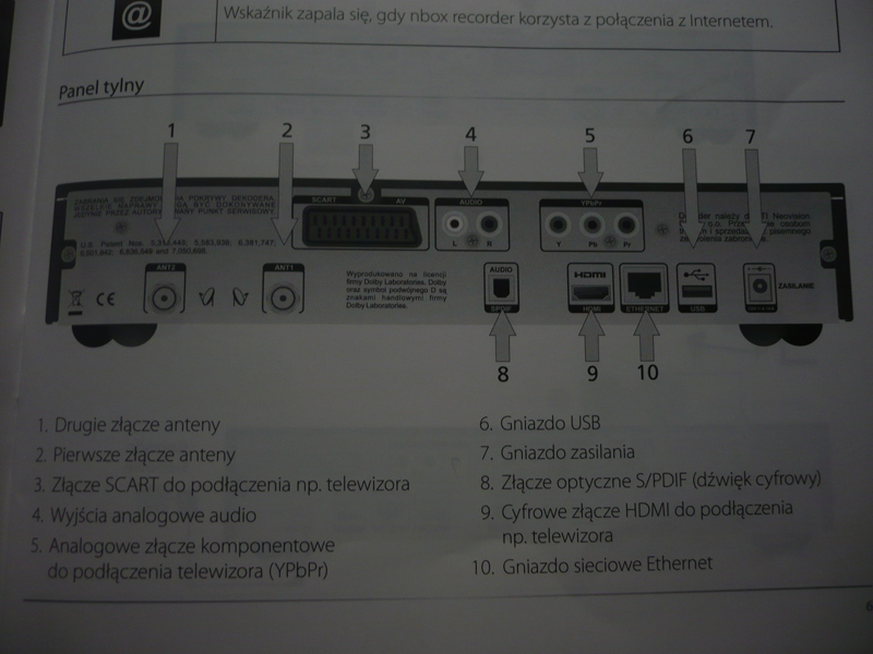 Dekoder nBox recorder HD - jak sie podpiąć laptopem?