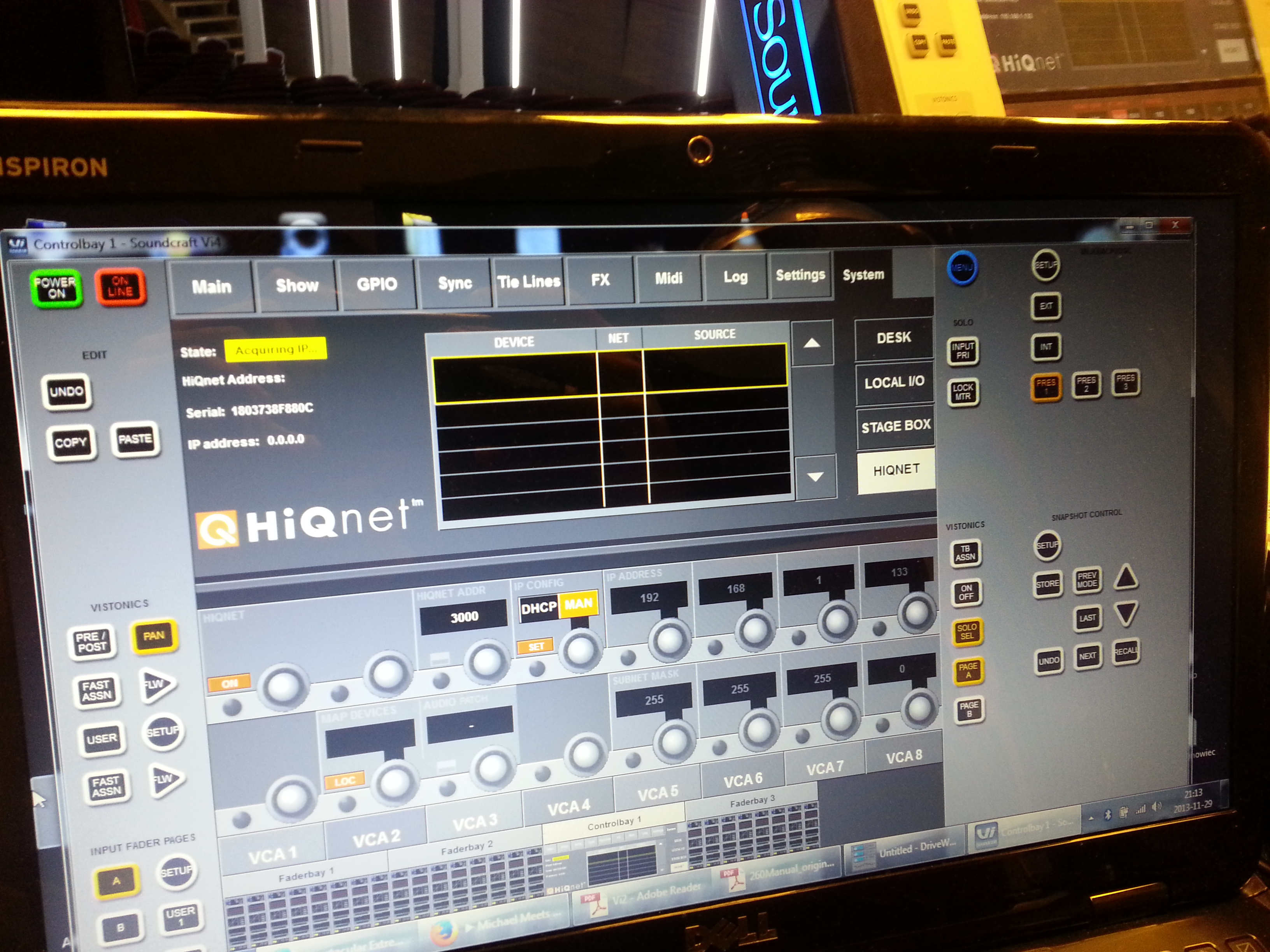 Jak skonfigurować Soundcraft Vi2 z hiqnet na Windows przez router TD ...