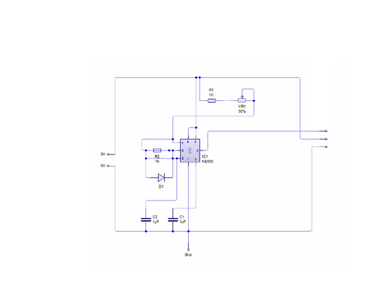 Tester serw NE555 - różnice w schematach dla serwa HiTec HS422