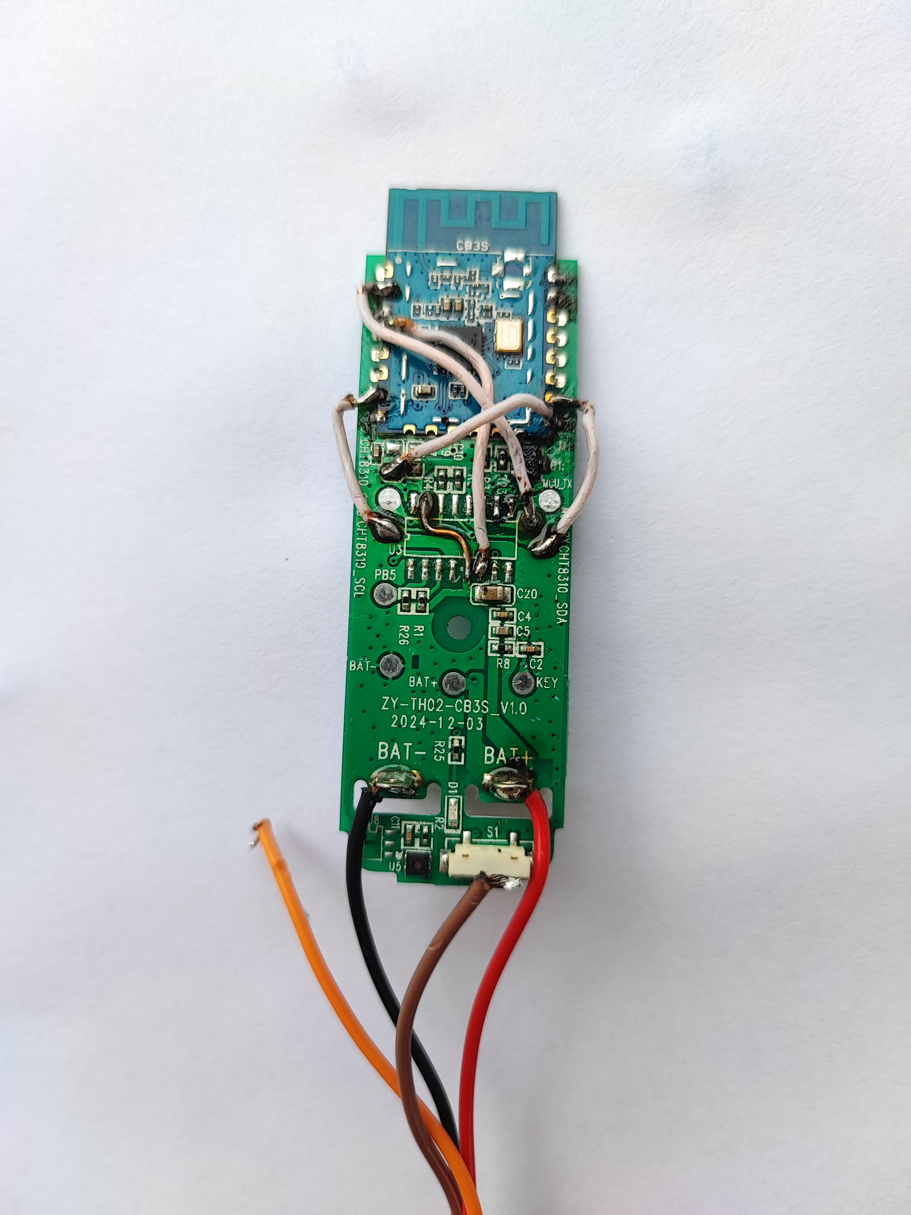[BK7231N CB3S] Temperature and Humidity Sensor, TH01, PCB:ZY-TH02-CB3S ...