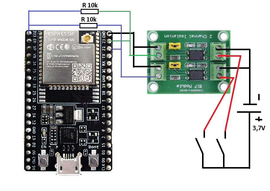 [Solved] How to drive the two inputs (GPIO23 and GPIO22) on the ESP32 ...
