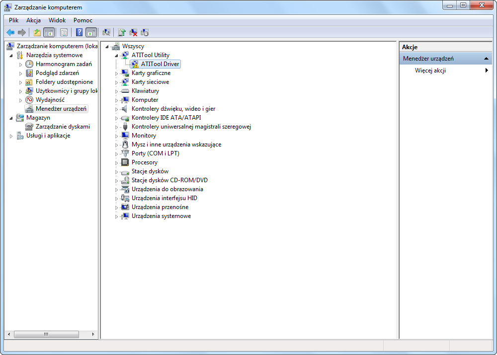 Jak zainstalować ATITool 0.27 na Win 7 z błędem kodu 52?