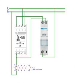 F&F Timer PCZ-521: Manual & Automatic Outdoor Lighting Control Setup