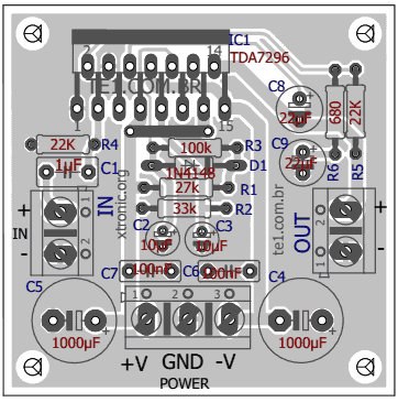 Jak zaprojektować PCB dla wzmacniacza subwoofera z układem TDA7296?