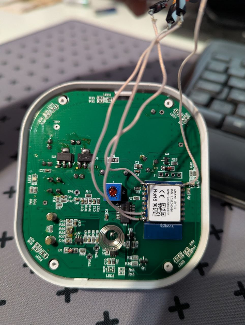 SNT961W CO+CH4 Gas Sensor with TYWE3S (ESP8266). TuyaMCU Reboot Loop.