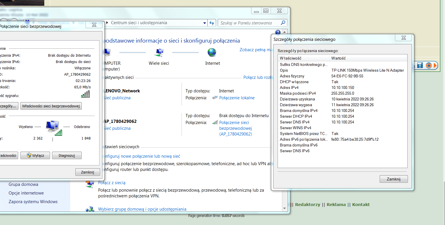 Konfiguracja połączenia internetowego - Loger falownika Deye, TL-WN722N ...
