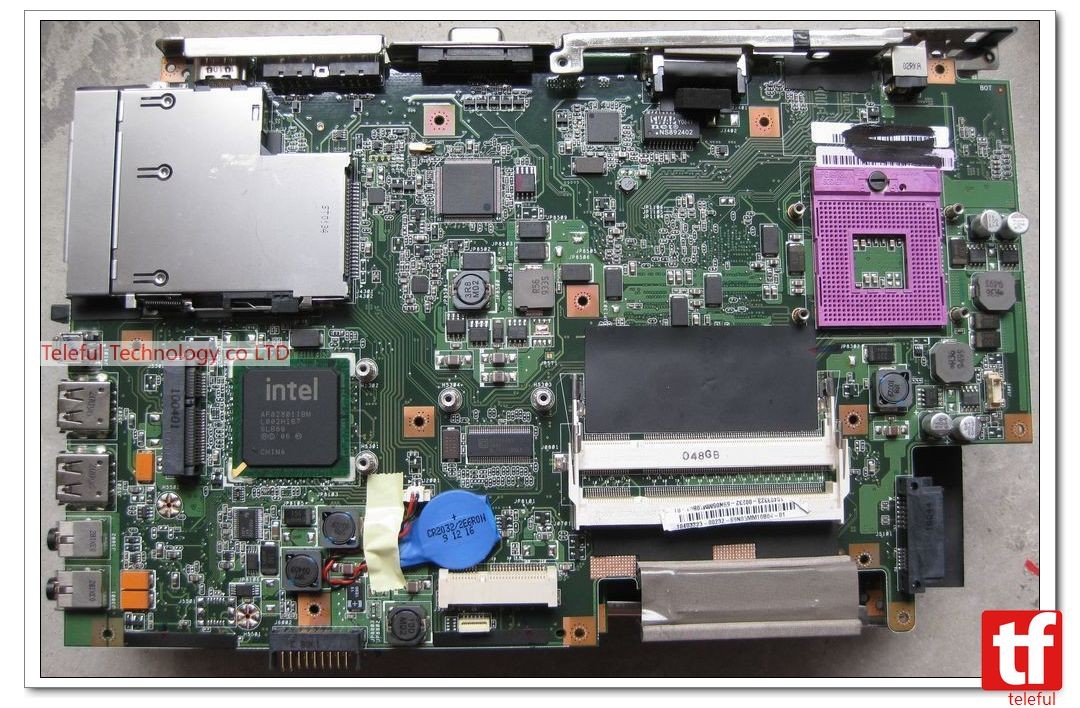 Asus X51 - Lokalizacja kości BIOS na płycie głównej laptopa