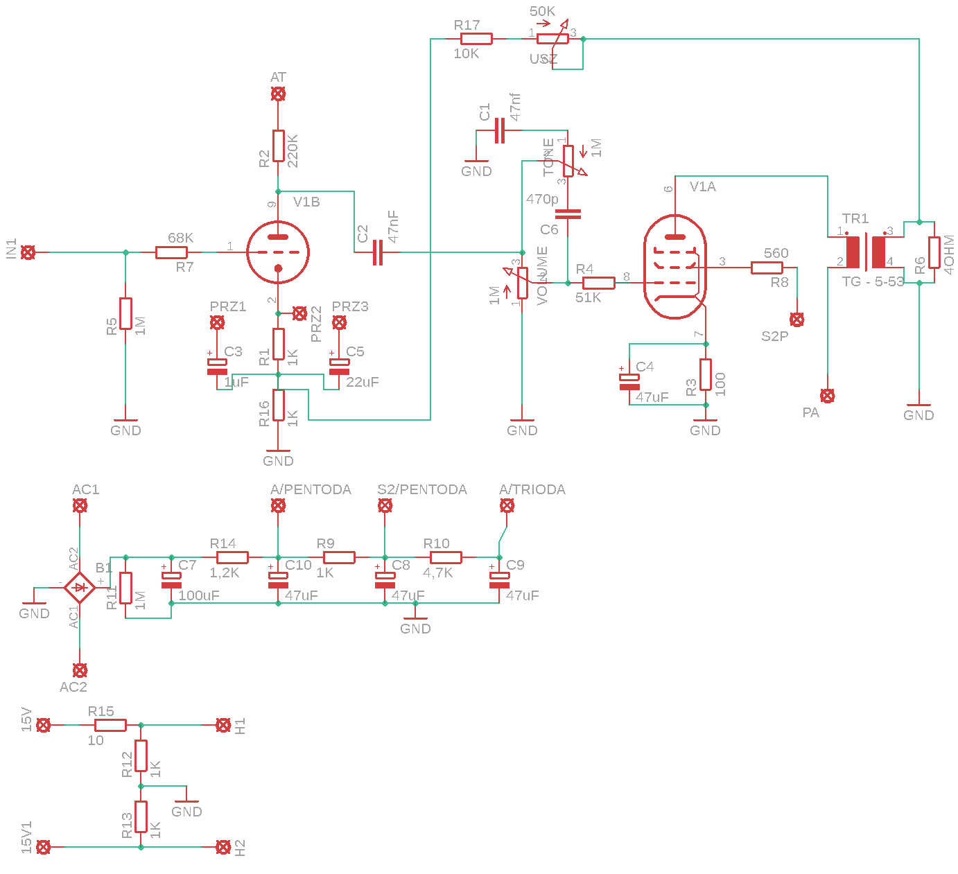 Własnoręczna konstrukcja gitarowego wzmacniacza lampowego PCL86 ...