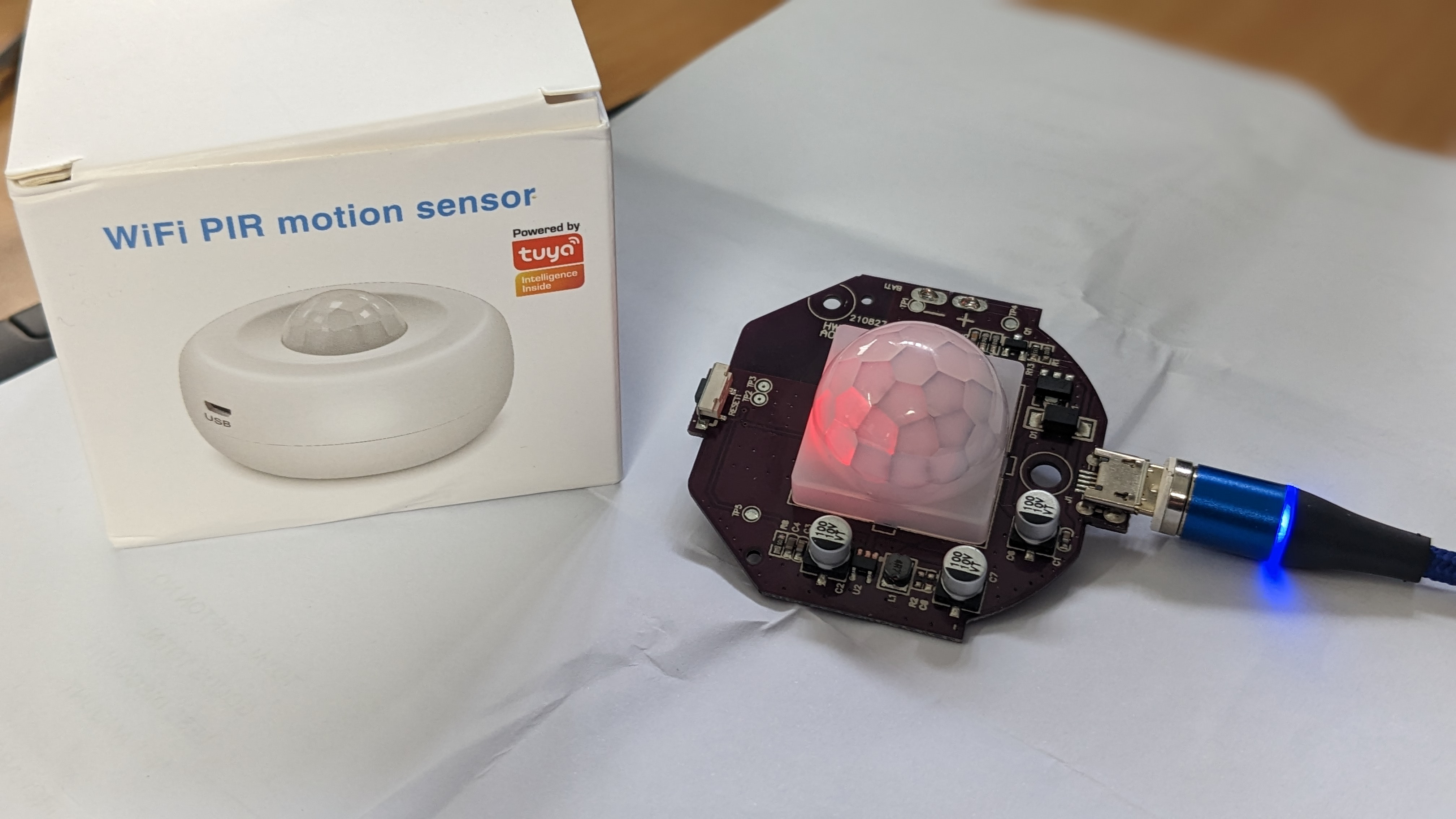 [BK7231N / CB3S] AliExpress Generic PIR Sensor HW4008-W: Setup ...