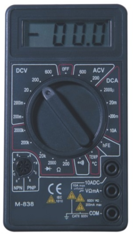 Czy miernik M-838 mógł się uszkodzić - elektroda.pl