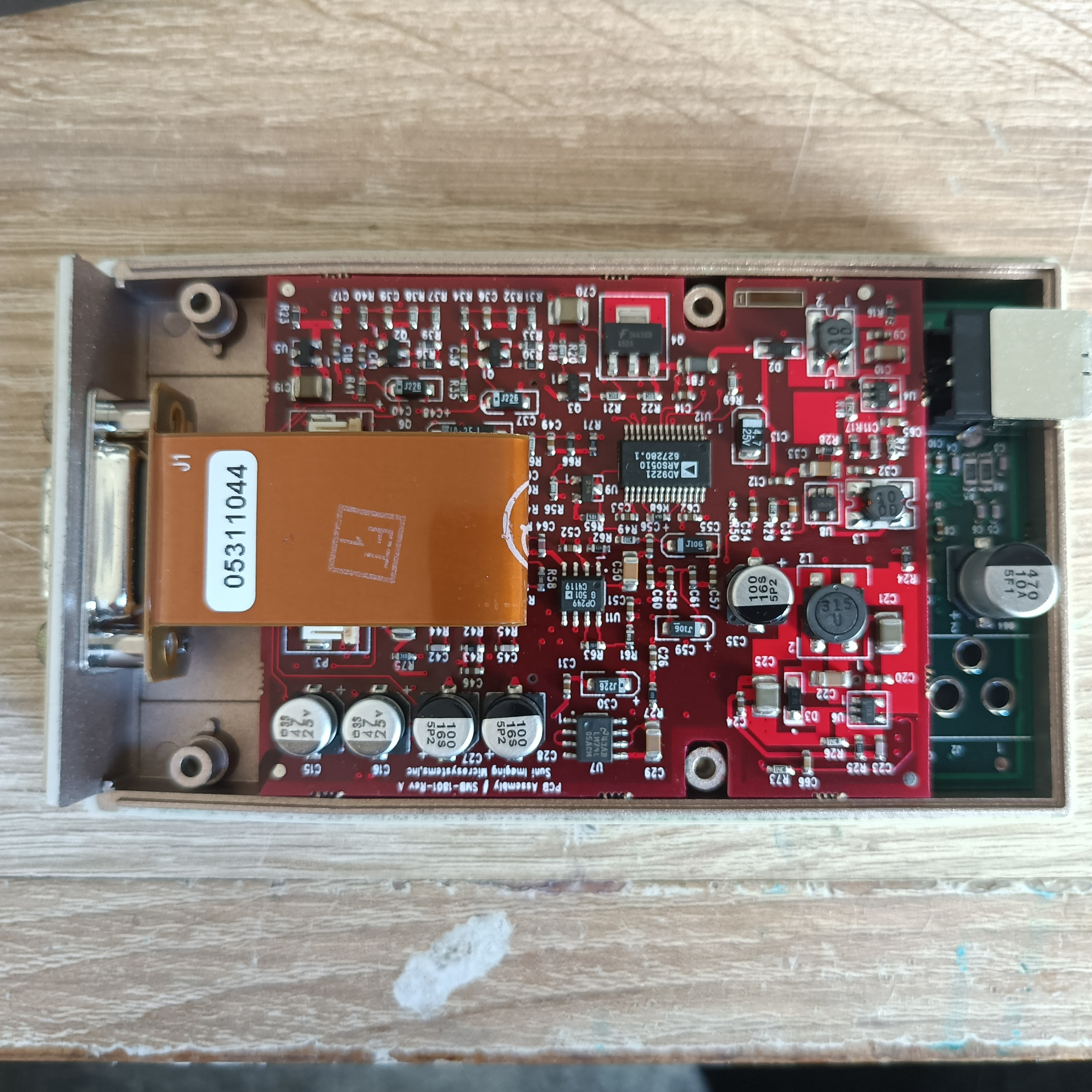 Wnętrze radiowizjografi Dr.Suni - elektroda.pl